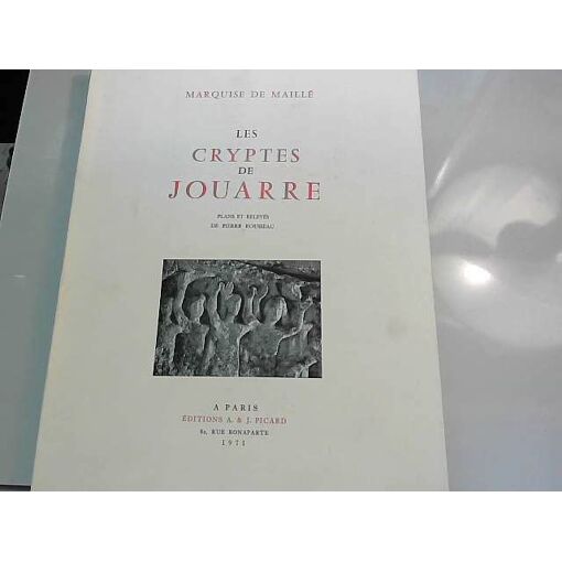 Les Cryptes De Jouarre. Plans Et Relevés De Pierre Rousseau | Rakuten