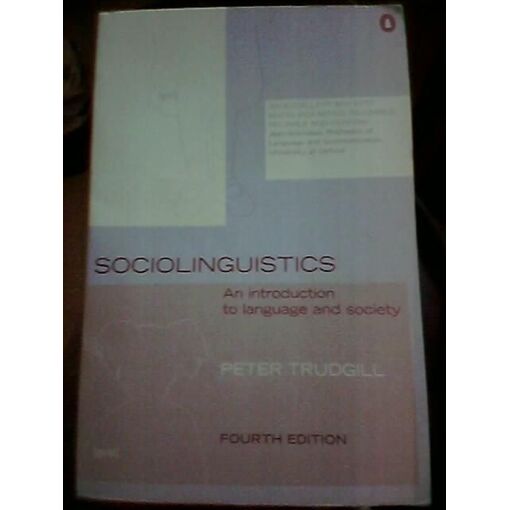 Sociolinguistics - An Introduction To Language And Society | Rakuten