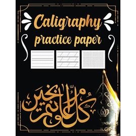 Caligraphy practice paper: cursive handwriting workbook for anyone ...