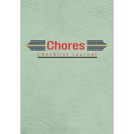 Chores Checklist Journal: My Chore Chart Diary, Weekly Chore Chart ...