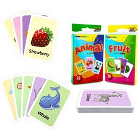 Lot de 72 cartes flash éducatives pour les tout-petits âgés de 1 à 3 ...