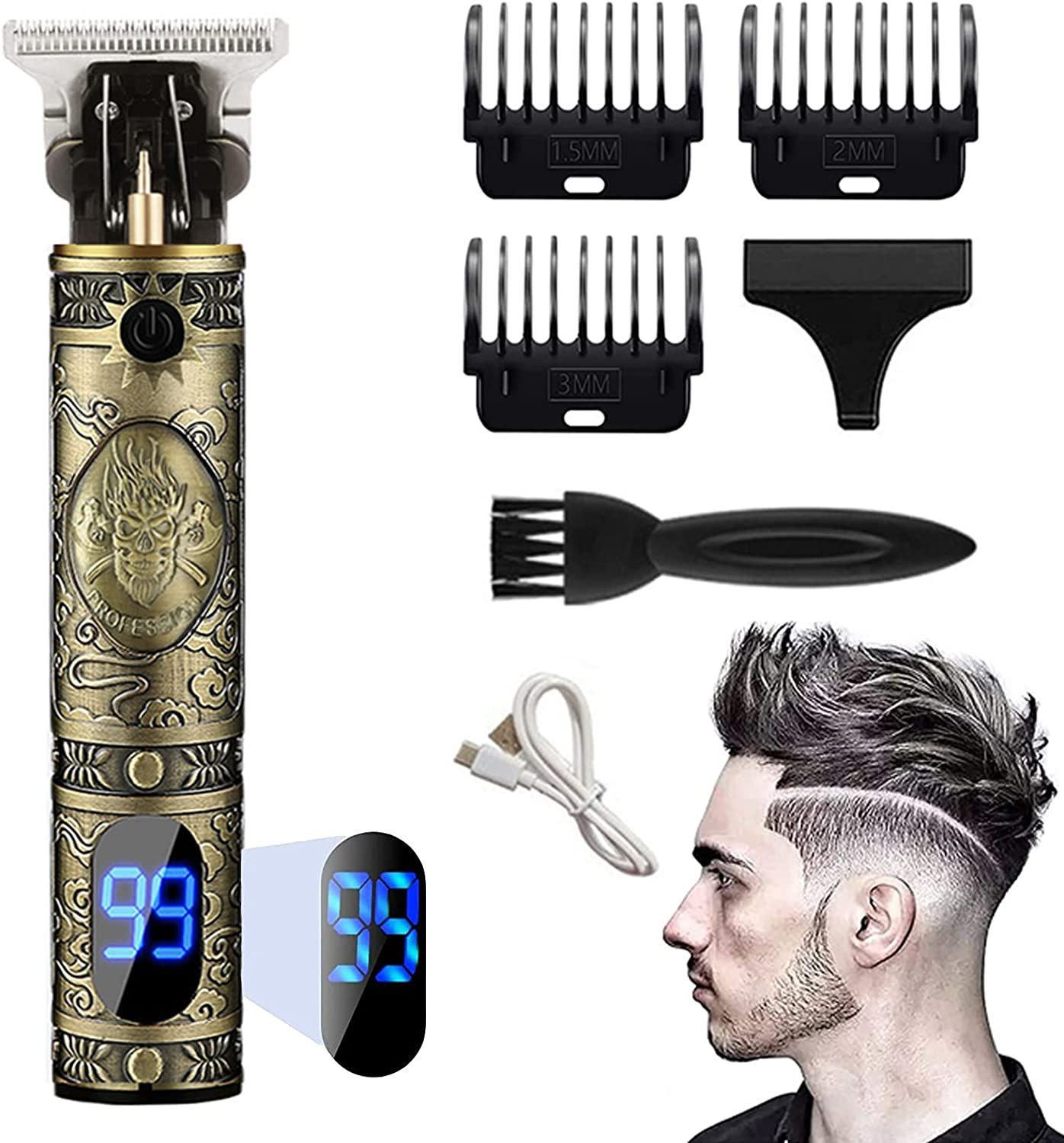 Tondeuse Cheveux Hommes Electriques Tondeuse Barbe Homme Tondeuse Barbe Kit Tondeuse À Cheveux ...