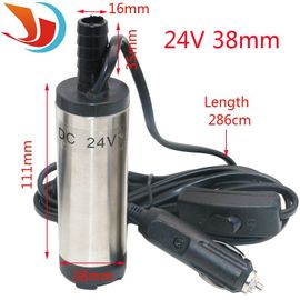 12V et 24v DC Diesel carburant eau huile voiture Camping pêche pompe de transfert Submersible ...