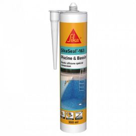 Mastic silicone SIKA Sikaseal - 163 Piscine & Bassin - Transparent ...