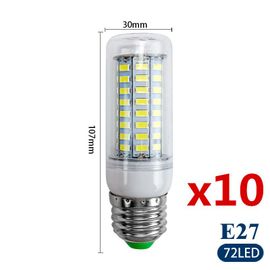 Lot De 10 Ampoules Led E27 E14, 220/230v, Smd 5730, 24, 36, 48, 56, 69 Ou 72 Led, Eclairage De ...