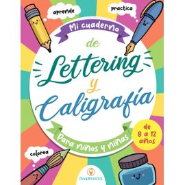 Cuaderno de lettering y caligrafía para niños y niñas: Aprende ...