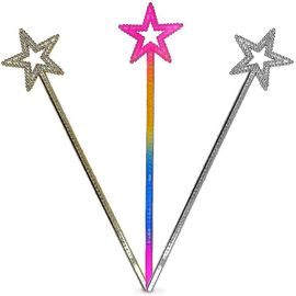 3 Pcs Star Wands, Star Fairy Wands, Princess Star Wands For Girls ...