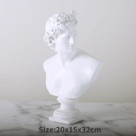 Statue De David Grec Classique, Sculpture Tête Buste, Bibliothèque De ...