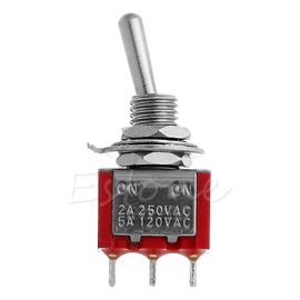 Momentary Toggle Switch 3 Terminal 2 Position (on-on) Spdt Rocker ...