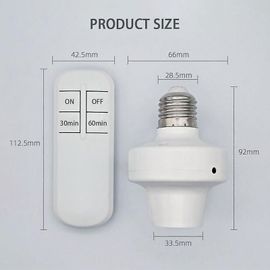 YERDGARY E26/E27 télécommande sans fil lumière Base de lampe interrupteur marche/arrêt support ...