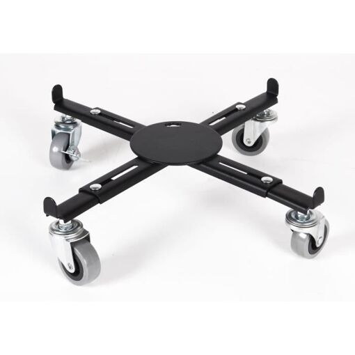 Support extensible à roulettes en métal EDA PLASTIQUES | Rakuten