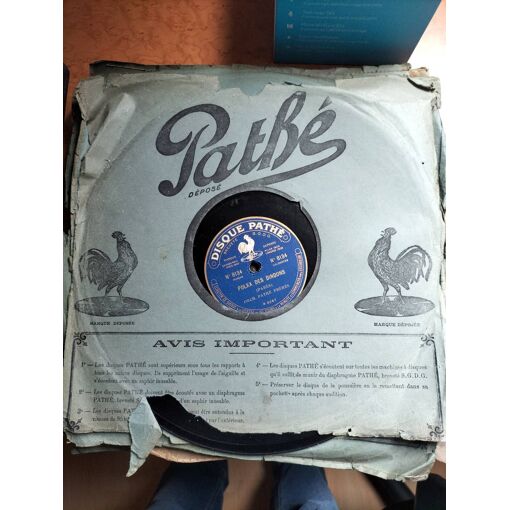 Disques Pathé idéal gramophone - insolite | Rakuten