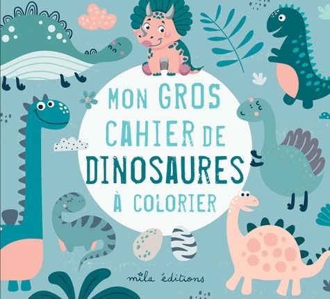 Mon Gros Cahier De Dinosaures À Colorier | Rakuten