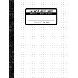 Dot Grid Graph Paper. Draw And Design Notebook: Dot Grid Graph Paper ...