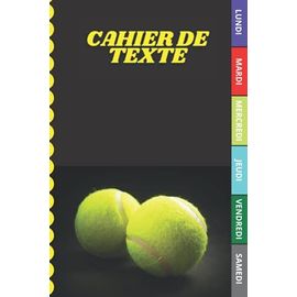 Cahier de texte: Carnet Devoirs et Leçons | Pages du lundi au samedi ...