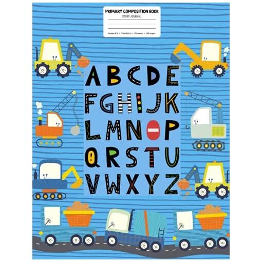Primary Composition Notebook: Story Journal For Kids Grades K-2 | Draw ...