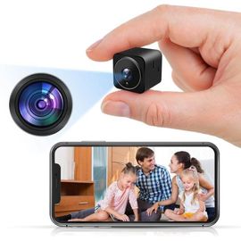 Mini Camera Espion,Cam?ra de Surveillance sans Fil avec Enregistrement WiFi Longue Batteries ...