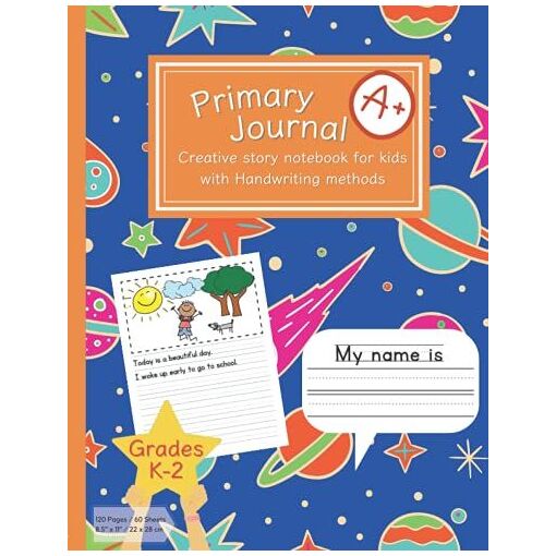 Primary Journal Creative Story Space Design Notebook: For Kids ...
