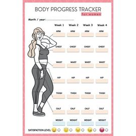 Body Progress Tracker For Women: Body Progress Tracker Journal, Body ...