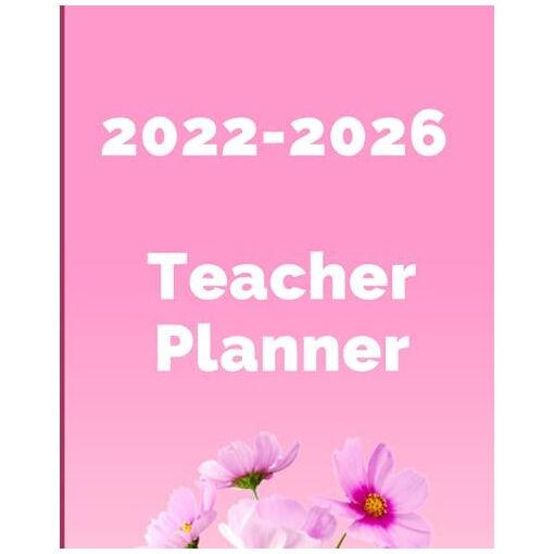 2022-2026 Teacher Planner: 5 Years Monthly Planner/teacher Agenda For ...