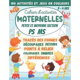 Cahier d'activités Maternelles Petite et Moyenne Section PS MS 3-4 ans ...