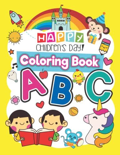 Happy Childrens Day Coloring Book: Coloring Book Dimensions : 8.5 X 11 ...