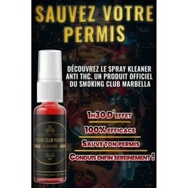 Spray Kleaner SmokingClubMarbella anti THC Version 2.0 (x1) | Rakuten