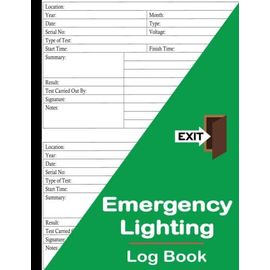 Emergency Lighting Log Book: Emergency Lighting Testing Record Sheet ...