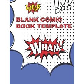 Blank comic book template: comic book draw your own comics - for kids ...