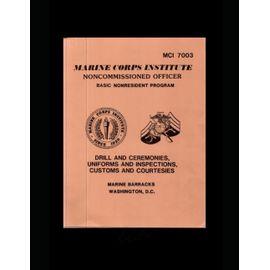 Marine Corps Drill And Ceremonies- Marine Corps Institute Edition | Rakuten