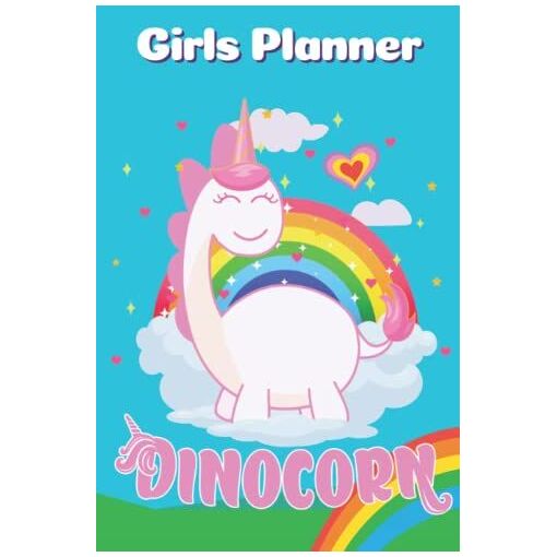 Dinocorn - Girls Planner - 3 months Weekly and Daily Planner: Page per ...