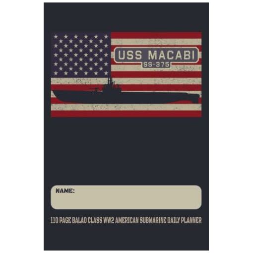 USS Macabi SS-375 - 110 Page Balao Class WW2 American Submarine Daily ...