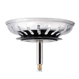 Évier Crépine Panier Vis Hauteur Réglable Couleur Argent Bouchon En ...