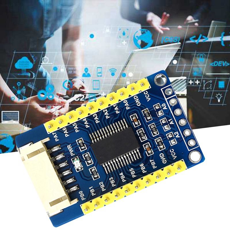 Module d'extension i/o I2C pour WAVESHARE MCP23017, carte d'extension i/o 5V/3.3V pour Raspberry ...