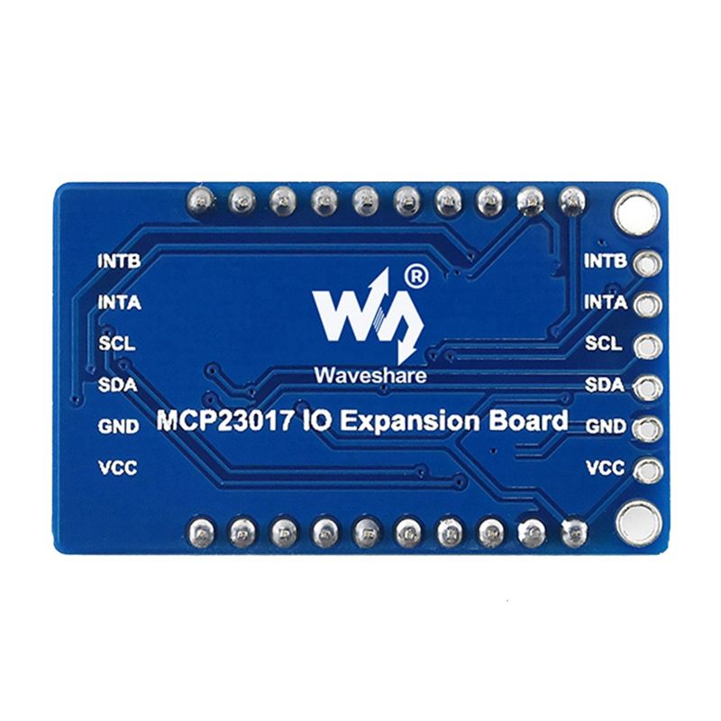 Module d'extension i/o I2C pour WAVESHARE MCP23017, carte d'extension i/o 5V/3.3V pour Raspberry ...