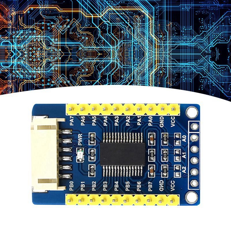 Module d'extension i/o I2C pour WAVESHARE MCP23017, carte d'extension i/o 5V/3.3V pour Raspberry ...