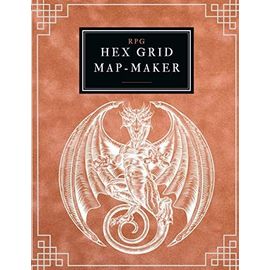 RPG Hex Grid Map-Maker (SMALL): 200 pages of hex-grid map paper to ...