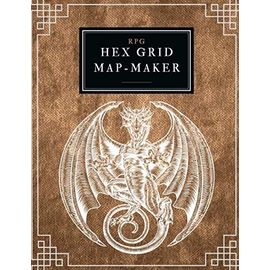 RPG Hex Grid Map-Maker (SMALL): 200 pages of hex-grid map paper to ...