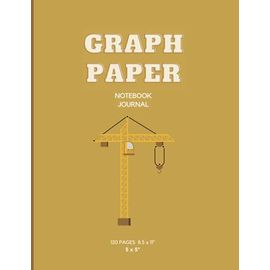 Graph Paper Notebook 8.5 X 11": Large Grid Paper Notebook/journal ...