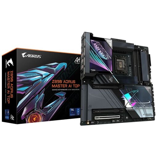 Gigabyte Z890 AORUS MASTER AI TOP, Intel Z890, Intel socket 1851, Dual ...