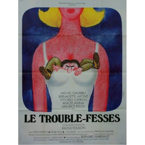 Le Trouble-fesses - Affiche Originale De Cinéma - Format 120x160 cm ...