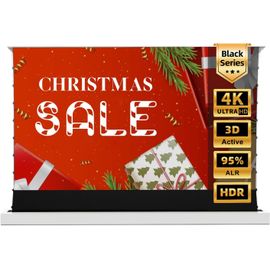 Écran 120 Pouces Autoportant, Électrique Rétractable, ALR CLR, 4K UHD ...