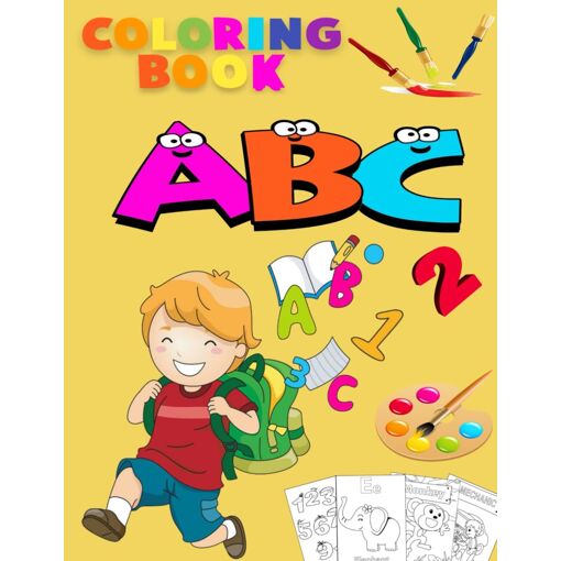 ABC Coloring Book: Color 80+ Alphabets for kids, Animals, Birds, Fruits ...