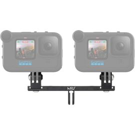 Support Double en Aluminium pour GoPro, Support Griffe Froide pour Caméra d'action, Plus Longue ...