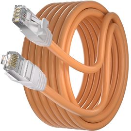 Câble Ethernet 15m Cat 7, Cable RJ45 Blindé Câble Réseau LAN Gigabit ...