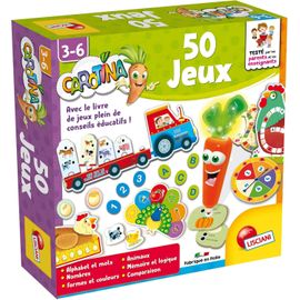 CAROTINA - Coffret 50 Jeux pour Enfants de 3 à 6 ans - Stylo Parlant - Jeux Educatifs ...