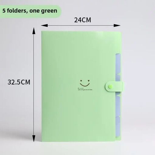 Smiley Face Expanding Document Folder,Accordion File Bag,Exam Paper ...