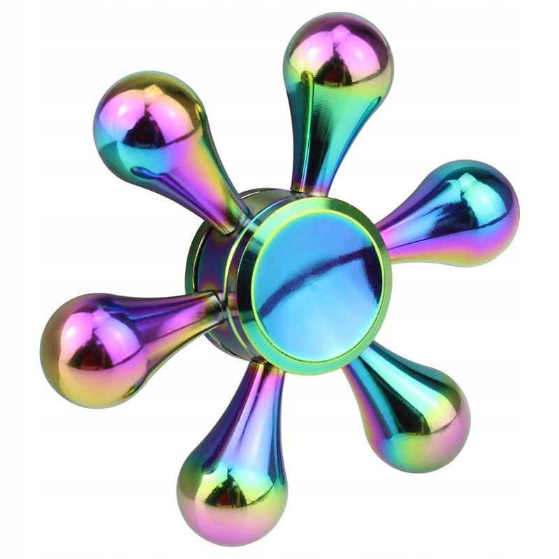 Hand Spinner EDC Fidget Spinner Metal arc en ciel Rakuten