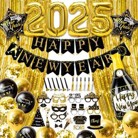 Decoration Nouvel An 2025 Kit Nouvel An 2025 Deco Nouvel An 2025 Gold ...
