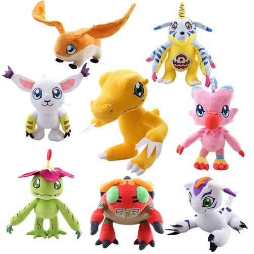30 cm japon Anime Digimon dessin animé jouets en peluche Agumon Gabumon ...